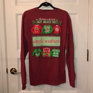 Simply Southern | Tops | Simplysouthern Tacky Christmas Sweater Long ...